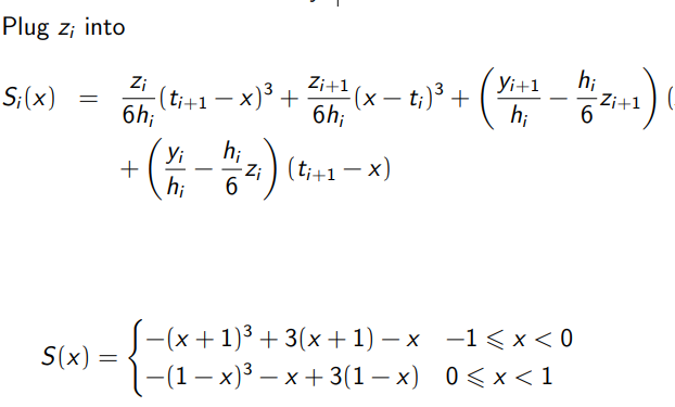 Solved Exercise 2 Use The Natural Spline Algorithm With The 