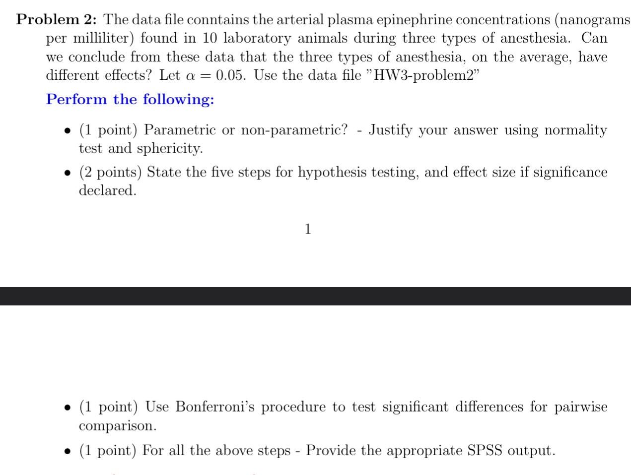 Solved Problem 2: The data file conntains the arterial | Chegg.com