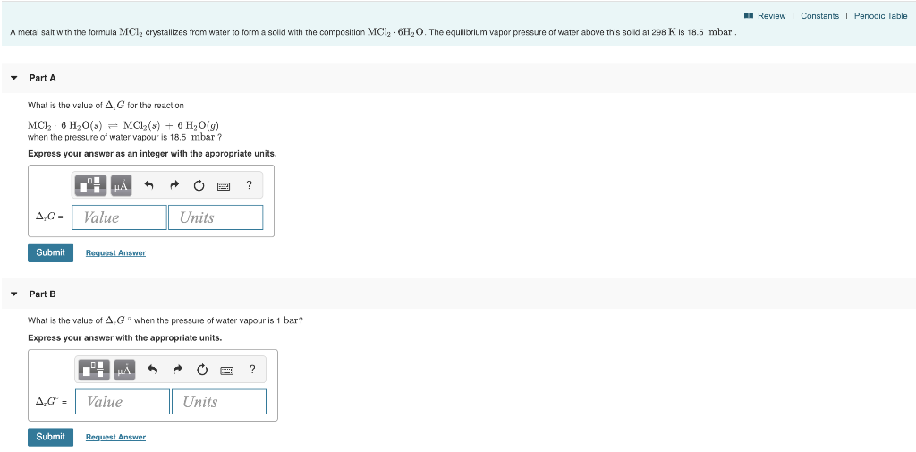 Solved ReviewI Periodic Table A metal salt with the formula | Chegg.com