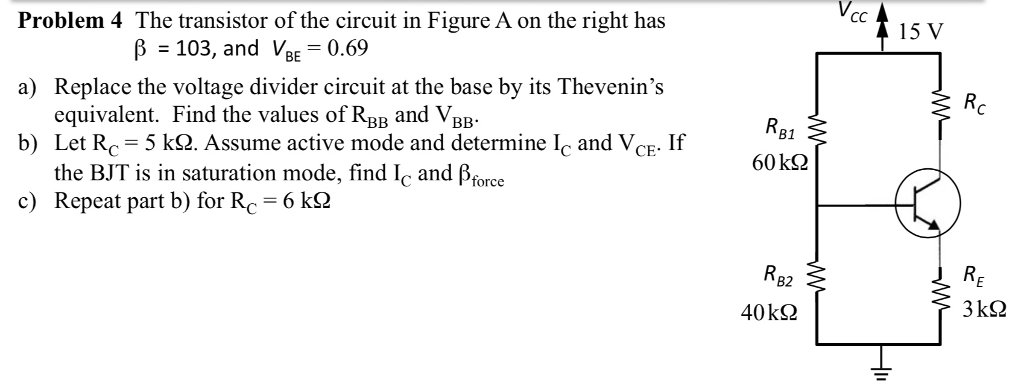 Solved Vco Problem 4 The transistor of the circuit in Figure | Chegg.com