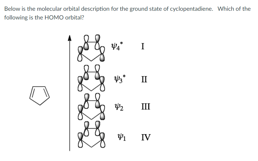 Solved Below is the molecular orbital description for the | Chegg.com