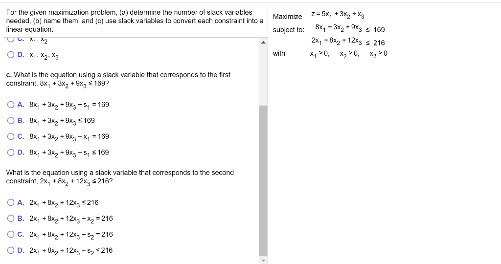 Solved Maximize For the given maximization problem, (a) | Chegg.com