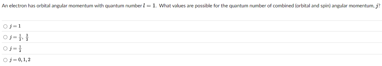 Solved An electron has orbital angular momentum with quantum | Chegg.com