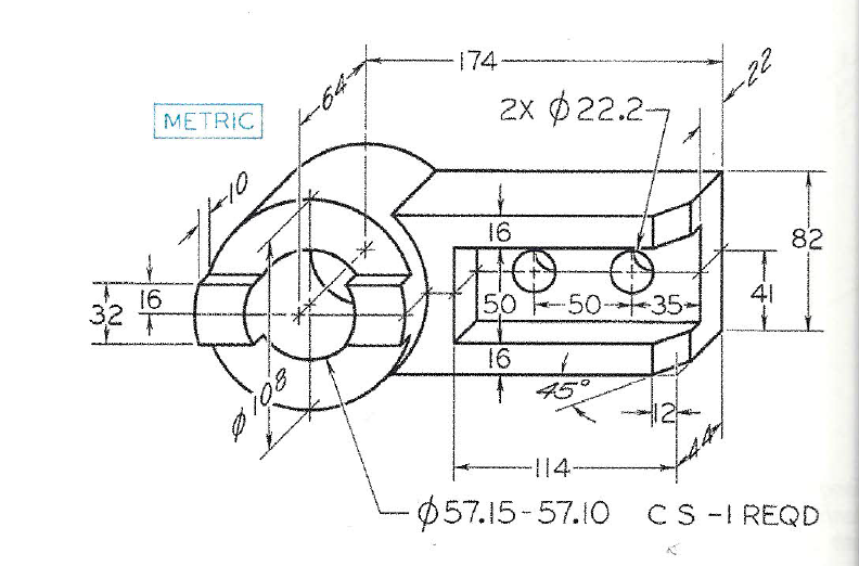 Solved Construct complete front, top and right side views in | Chegg.com