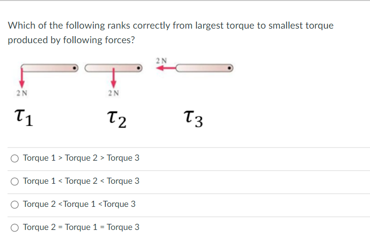 Solved Which of the following ranks correctly from largest | Chegg.com
