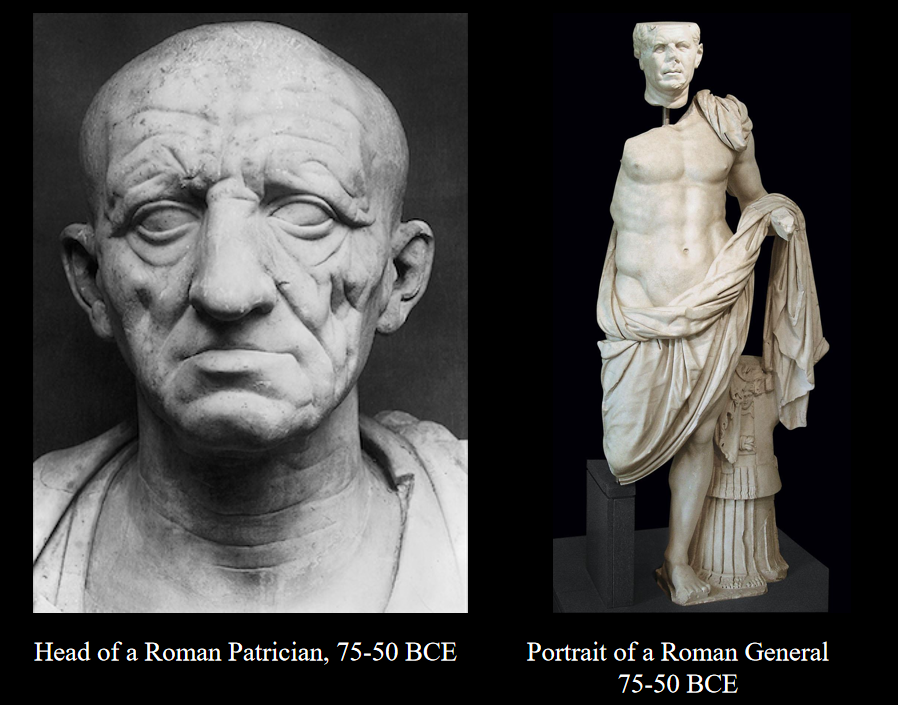 Head of a Roman Patrician, 75-50 BCE Portrait of a | Chegg.com