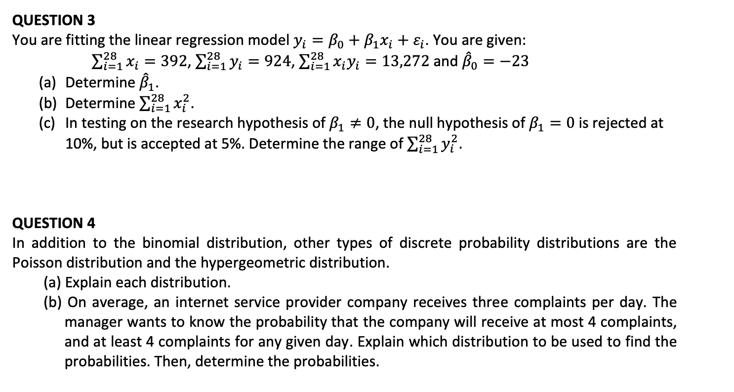 [Solved]: How to solve question 3 and question 4? QUESTION