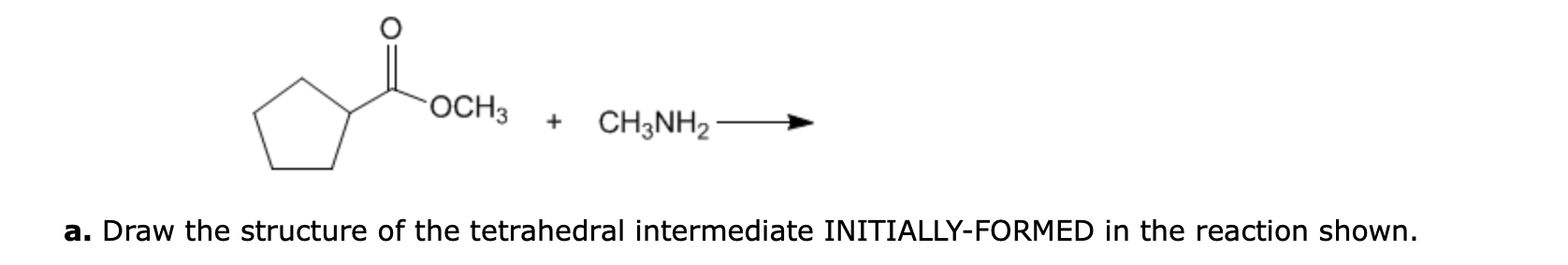 Solved O NHCH3 NaOH, H2O a. Draw the structure of the | Chegg.com