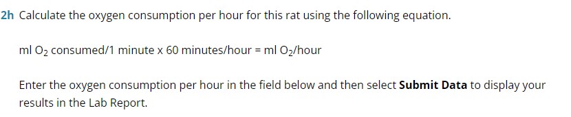 Solved 2i Now that you have calculated the oxygen | Chegg.com