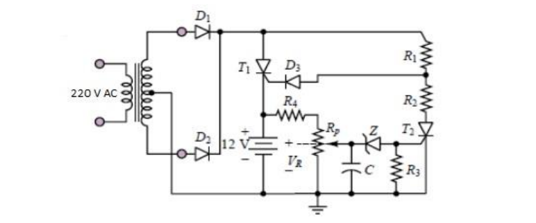 Solved For what purpose the power electronics circuit given | Chegg.com
