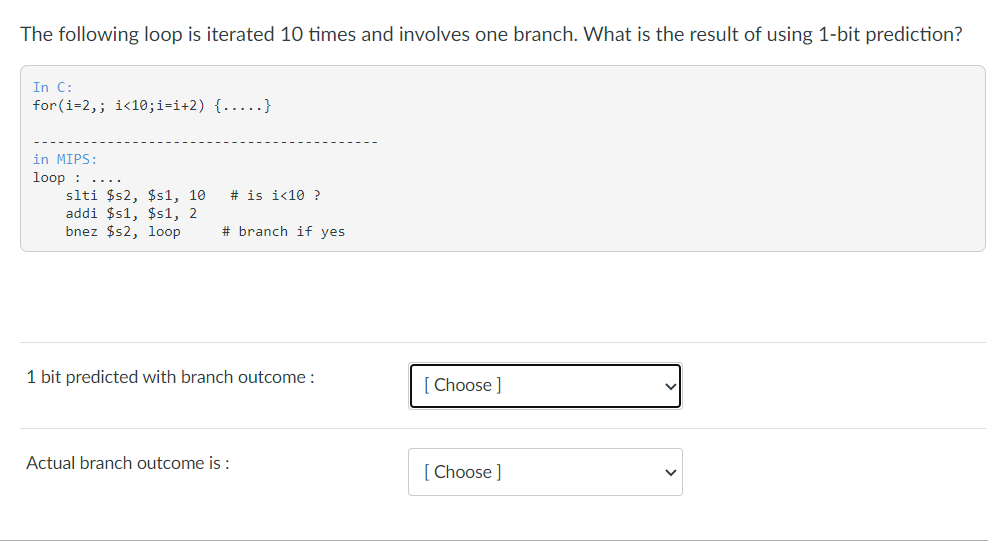 Solved The following loop is iterated 10 times and involves | Chegg.com