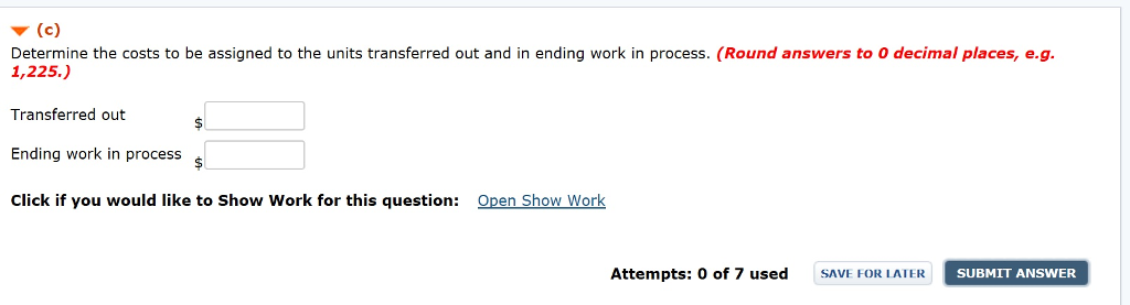 Solved Exercise 16-8 (Part Level Submission) The Blending | Chegg.com