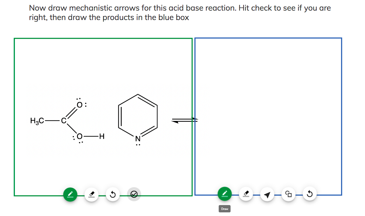 Solved Now draw mechanistic arrows for this acid base | Chegg.com