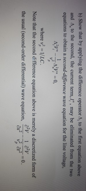 Solved Define first order central difference operators with | Chegg.com