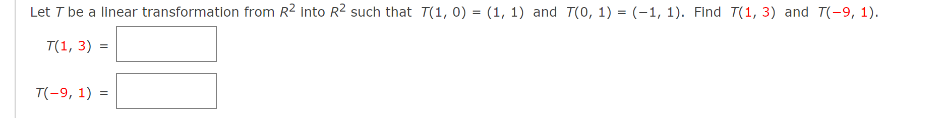 Solved Let T be a linear transformation from R2 into R2 such | Chegg.com