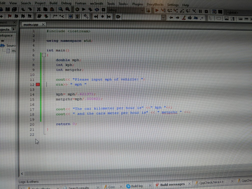 Solved Tools Tools+ Plugins DoxyBlocks Settings Help Debug | Chegg.com