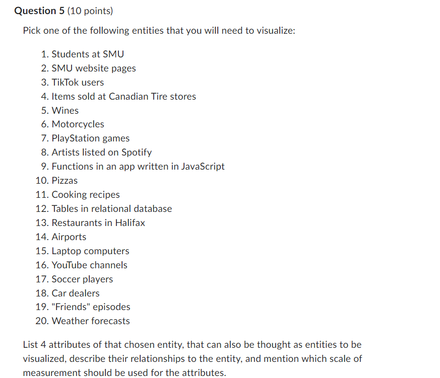 Solved BASED ON VISUALIZATION INFO. NEED A FULLY EXPLAINED | Chegg.com