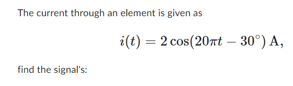 Solved PLEASE FIND Im , Radial (angular) frequency w , | Chegg.com