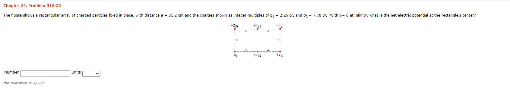 Solved Chapter 24, Problem 016 GO The figure shows a | Chegg.com