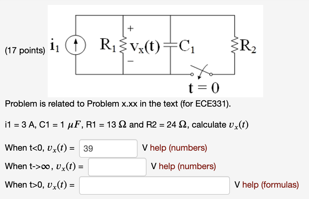 Solved (17 points) Problem is related to Problem x.Xx in the | Chegg.com