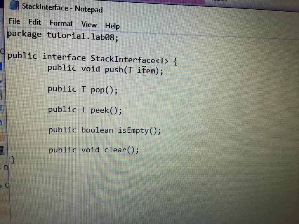 Solved Question: public class Tutorial8Demo { public static | Chegg.com