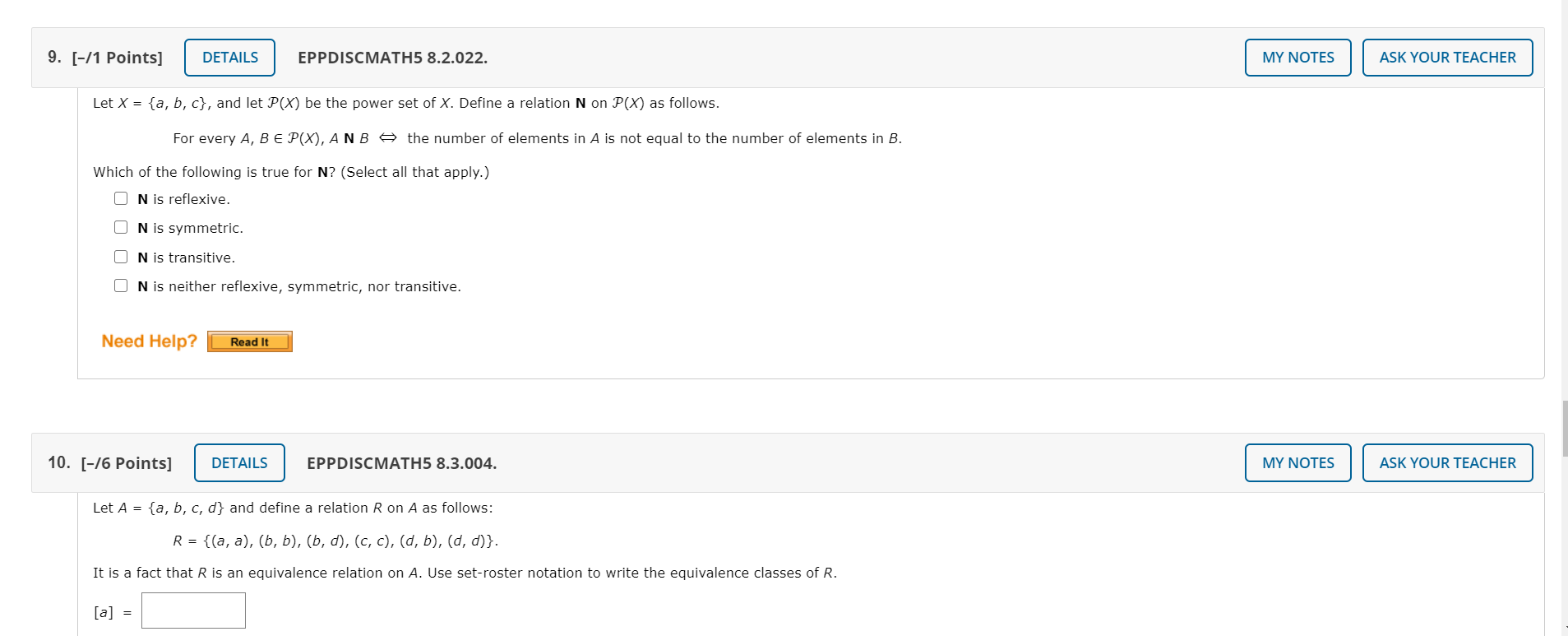 Solved 5. [-/1 Points] DETAILS EPPDISCMATH5 8.1.017. MY | Chegg.com