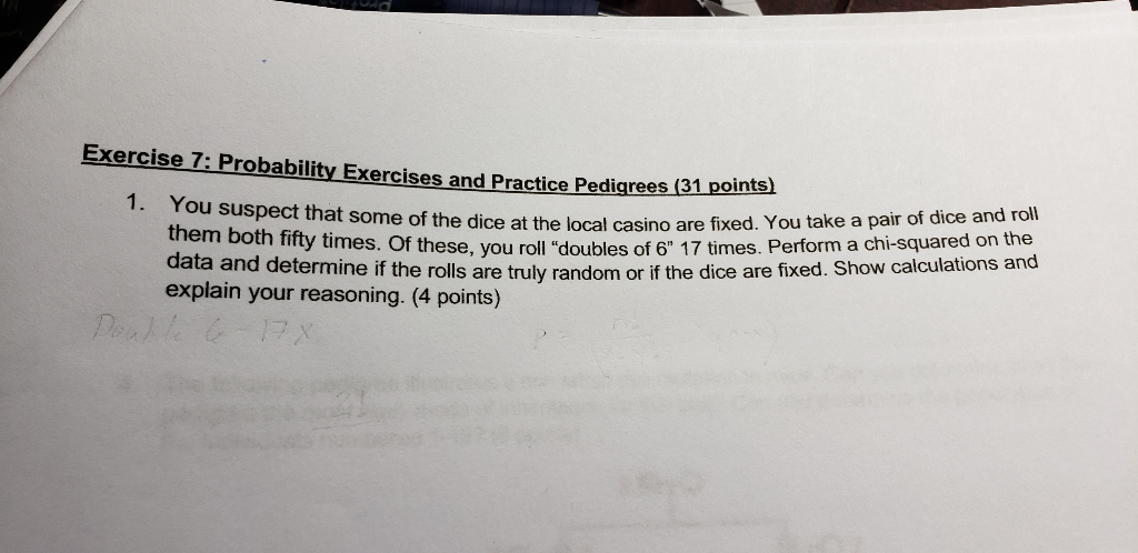 Exercise 7: Probability Exercises and Practice | Chegg.com