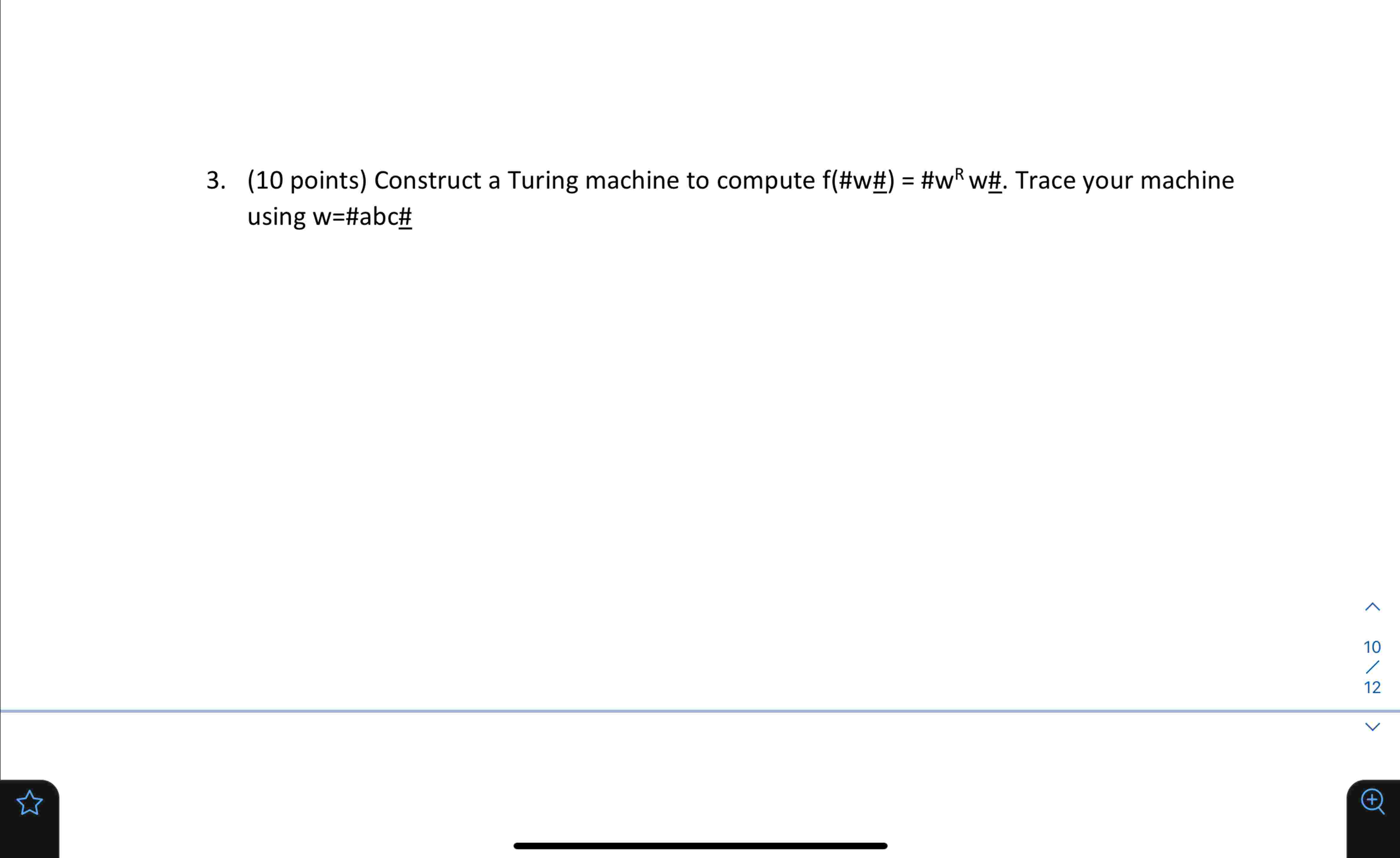 Solved Construct a Turing machine to ﻿compute f(#w#)=#wRw#. | Chegg.com