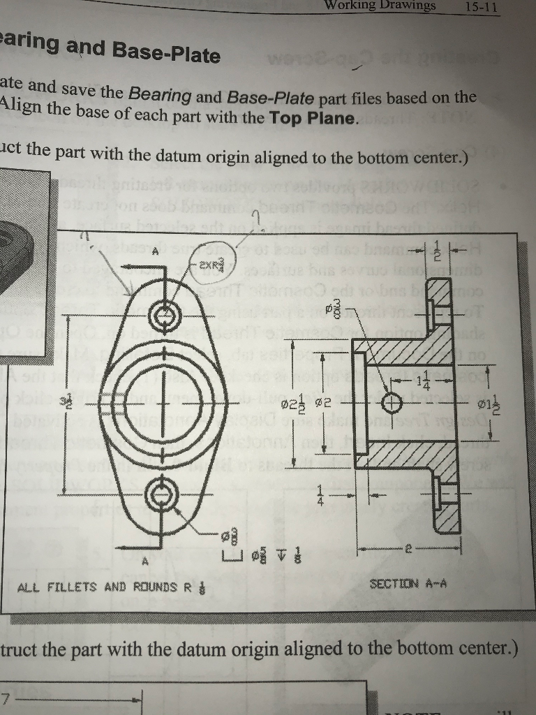 Solved This is a SolidWorks assignment. What is the radius | Chegg.com