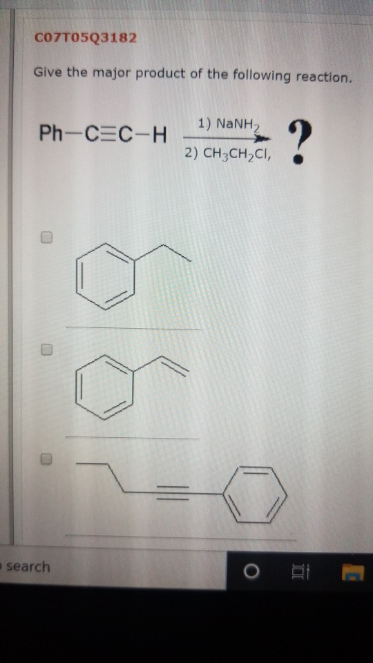 Solved COZT0523182 Give the major product of the following | Chegg.com