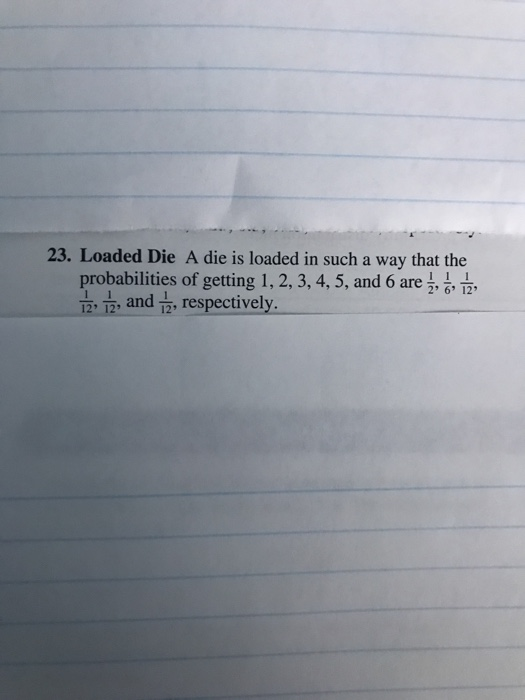 Solved For Exercises 19 through 26, construct a probability | Chegg.com