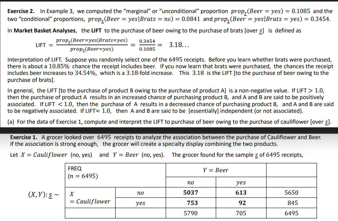 Solved Exercise 2. In Example 3, we computed the "marginal" | Chegg.com