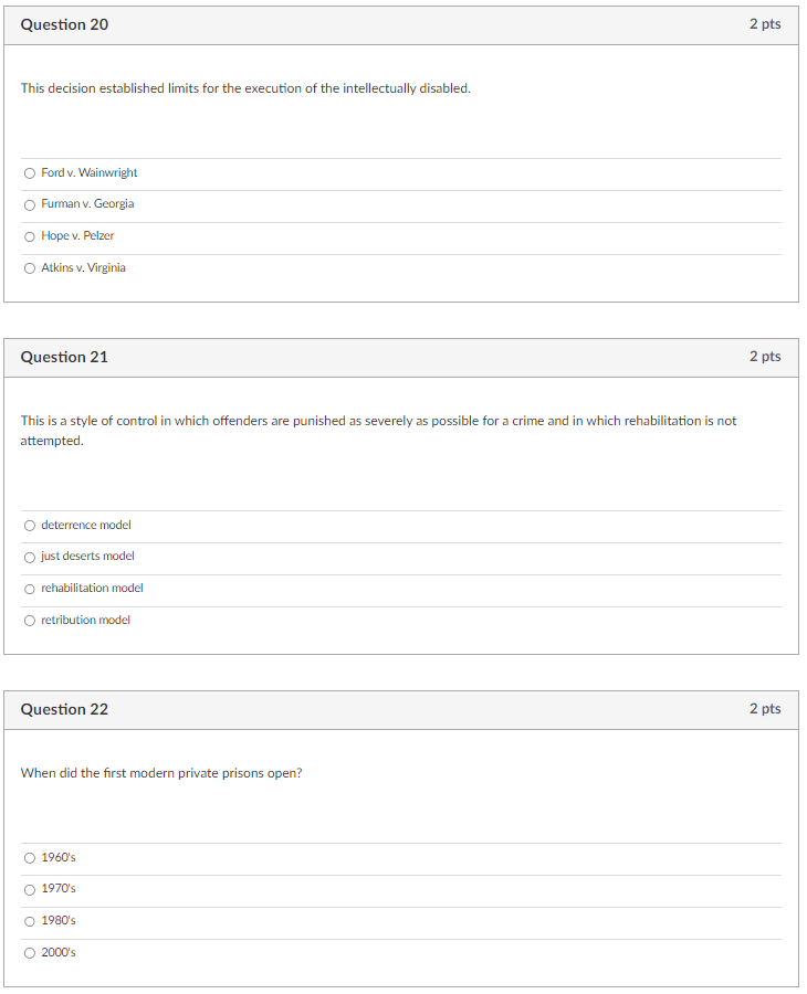 Solved This decision established limits for the execution of | Chegg.com