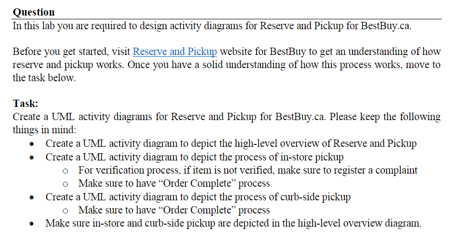 Solved In this lab you are required to design activity | Chegg.com