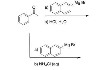Solved Mg Br a) b) HCI, H2O Mg Br a) b) NH4Cl (aq) | Chegg.com