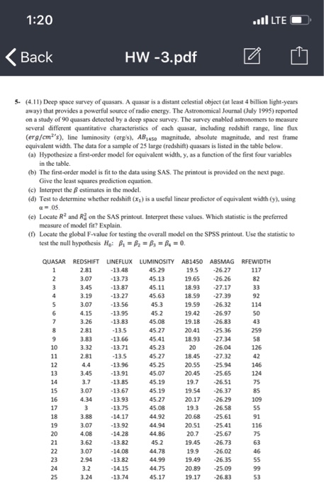 Solved 2 0 I LTE Back HW-3.pdf |乙 也 - (4. Deep space survey | Chegg.com