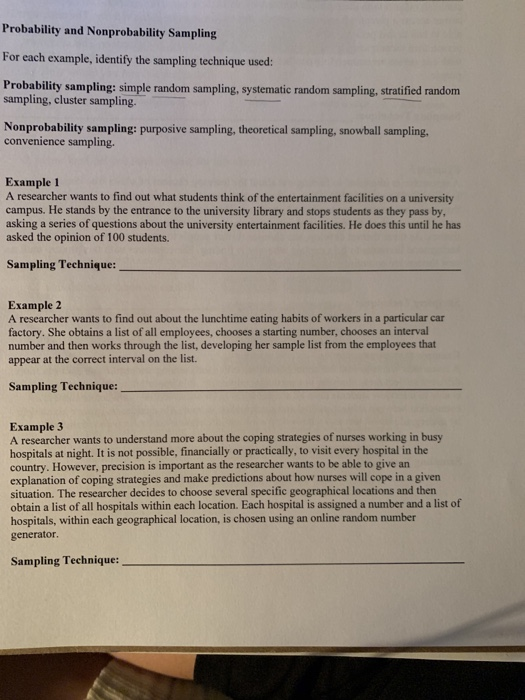 Sampling Methods Techniques Probability Vs Nonprobability Sampling