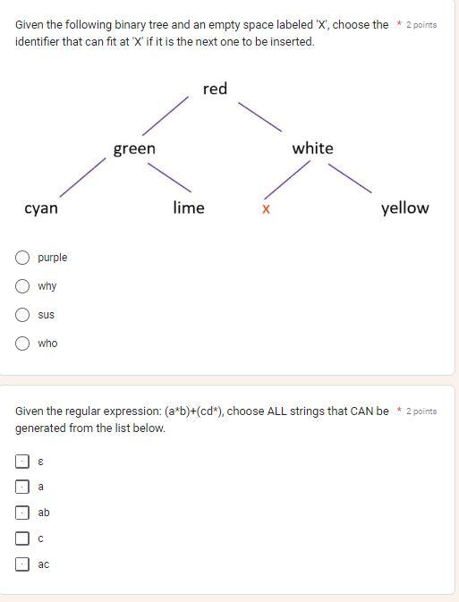 Solved 1st only one answer, 2nd question can select | Chegg.com