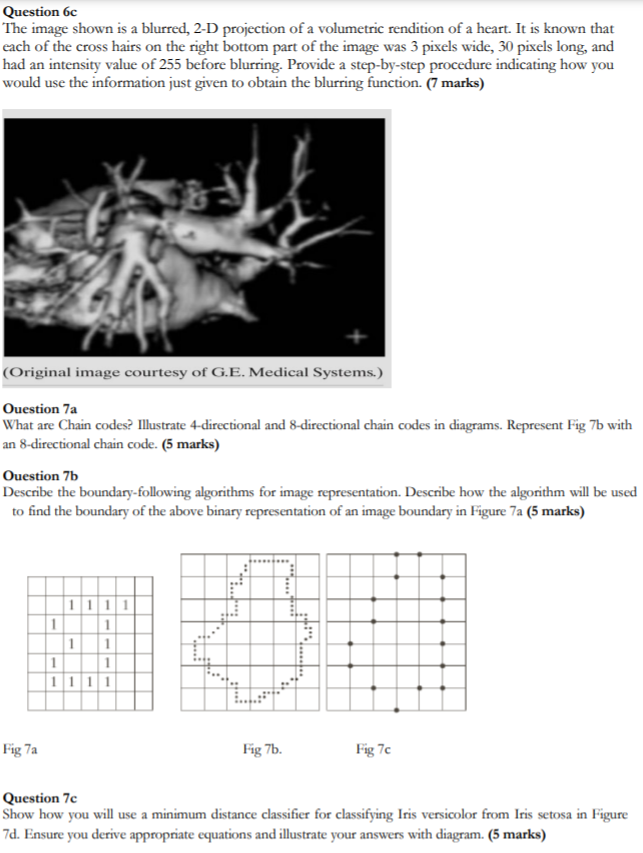 Solved Question la Consider the image segment shown. (1) Let | Chegg.com