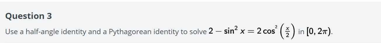 Solved Use sum and difference identities to solve sin(x + | Chegg.com