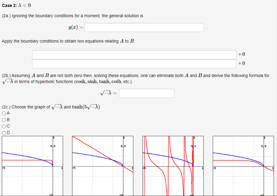 Solved dx2d2y+λy=0 with boundary conditions | Chegg.com