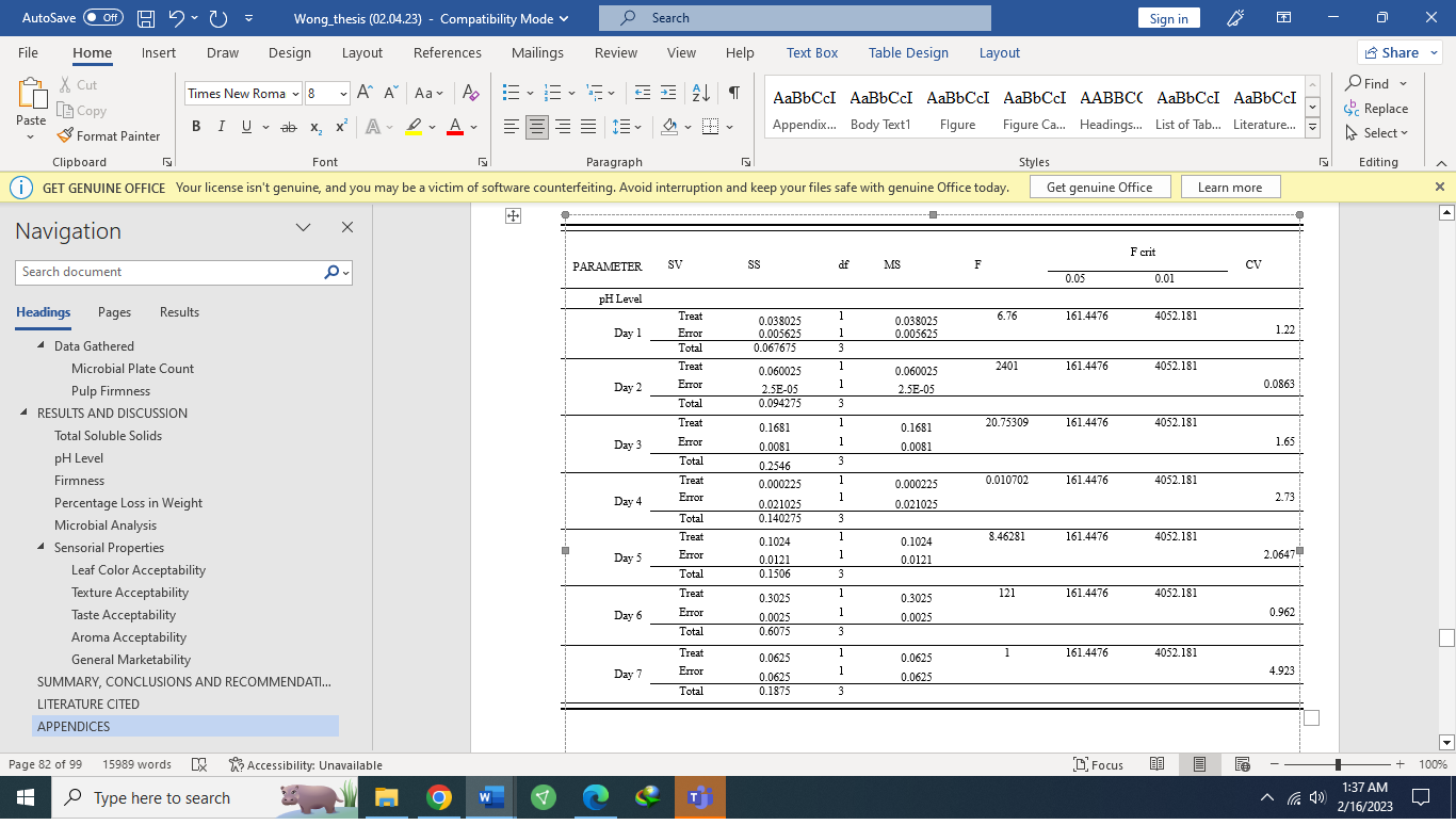 Solved how to make the appendix table 1 follow the | Chegg.com