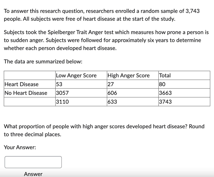 Solved To answer this research question, researchers | Chegg.com