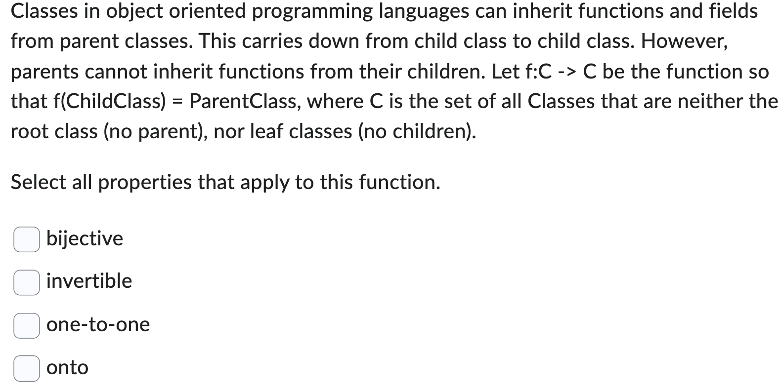 Solved Classes In Object Oriented Programming Languages Can 1279