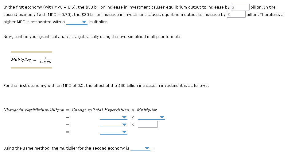Solved 3. The multiplier and the MPC Consider two closed | Chegg.com
