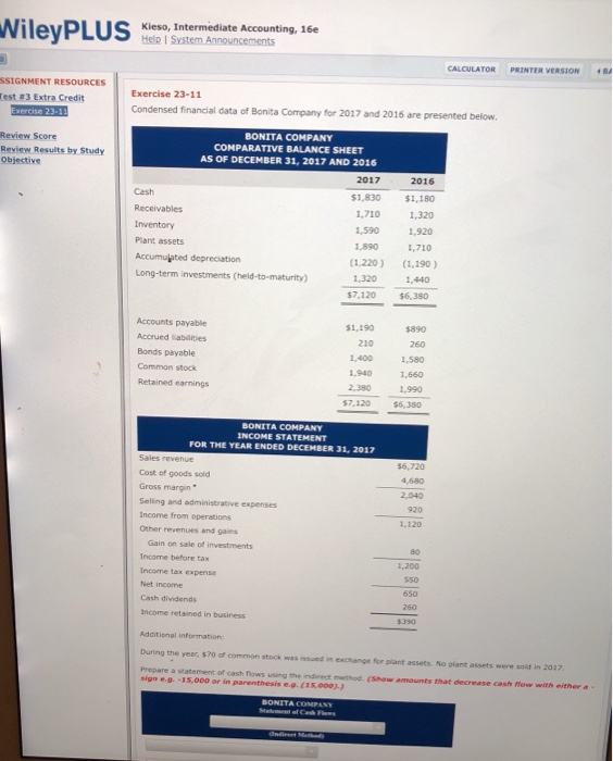 Solved Kieso, Intermediate Accounting, 16e Help I System | Chegg.com