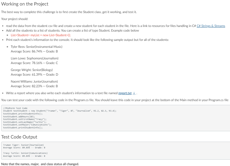 Solved Purpose: This project will test your knowledge of | Chegg.com