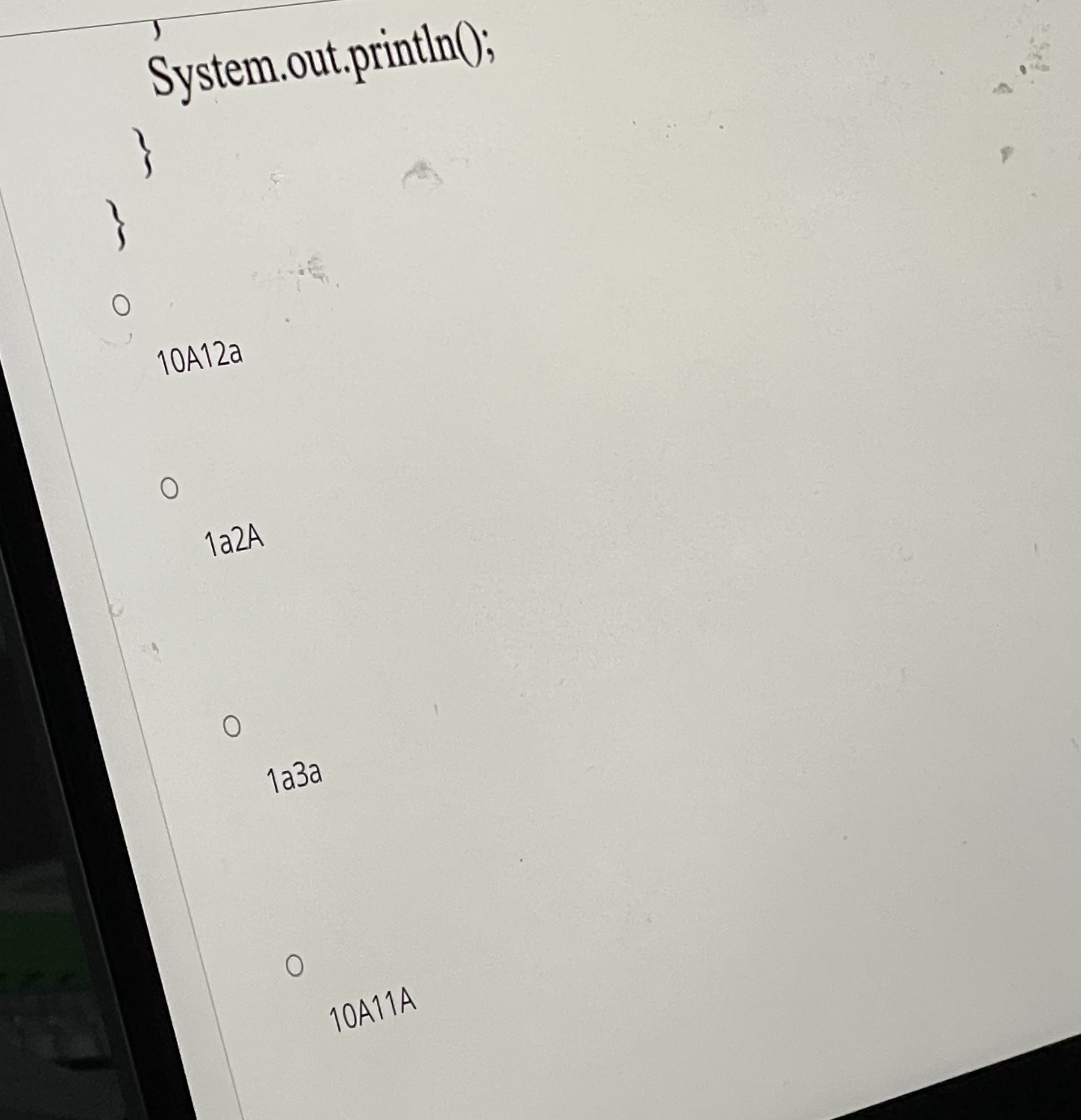 Solved That will display as the result of the code below if | Chegg.com