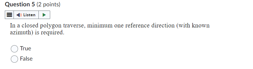 Solved In A Closed Polygon Traverse Minimum One Reference