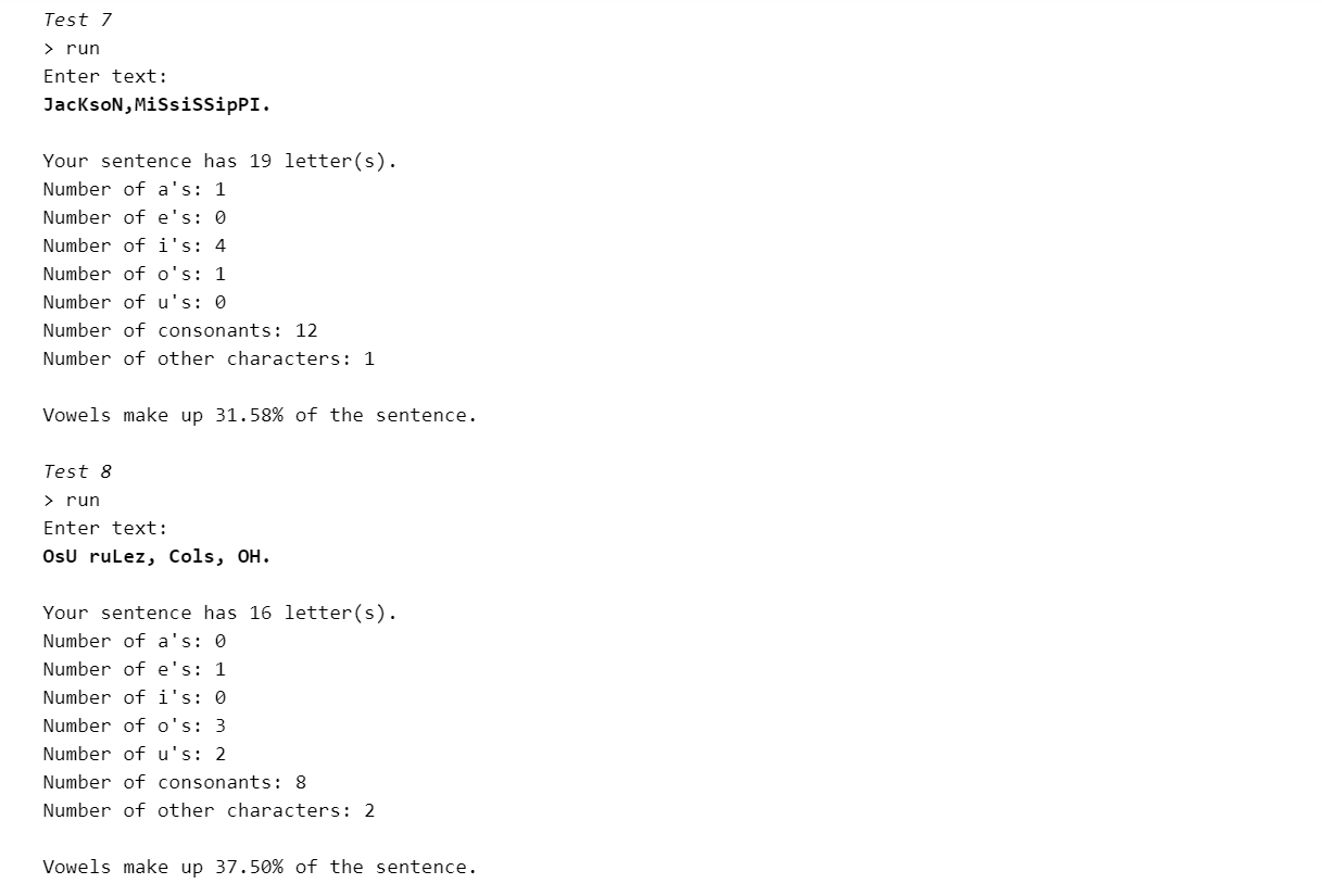Solved Programming Instructions Write a program that prompts | Chegg.com